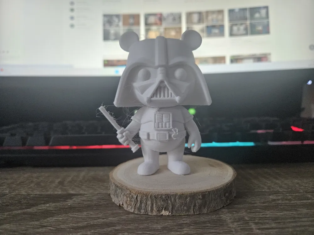 Winnie The Pooh X Darth Vader Chibi - Free 3D Print Model - MakerWorld