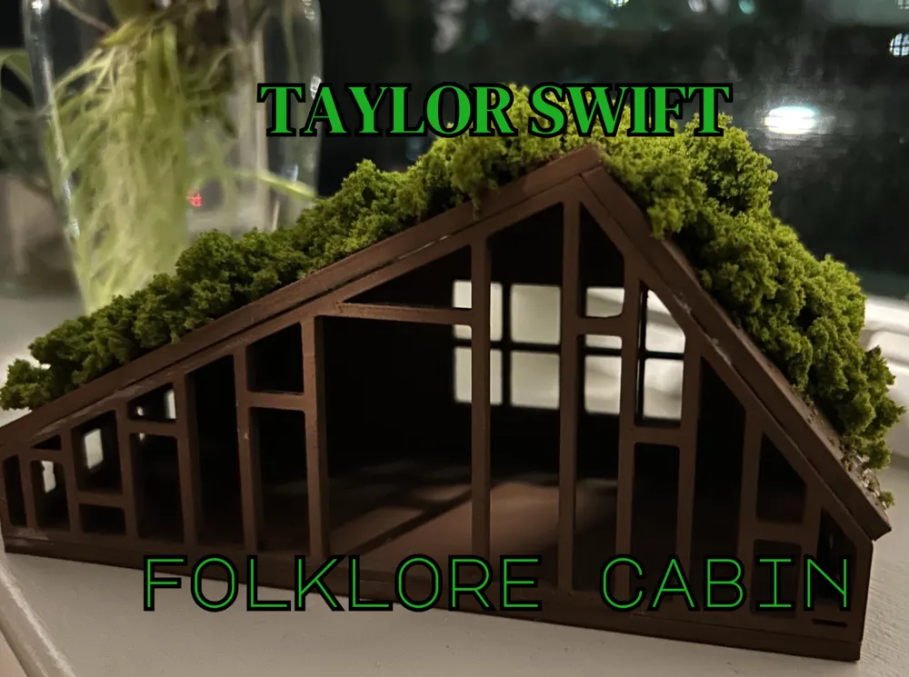 The Folklore Cabin from Taylor Swift's Eras Tour - Free 3D Print Model ...