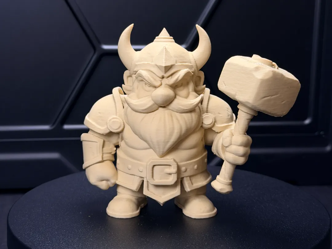 Chibi Dwarf Warrior – Epic Fantasy Mini - Free 3D Print Model - MakerWorld