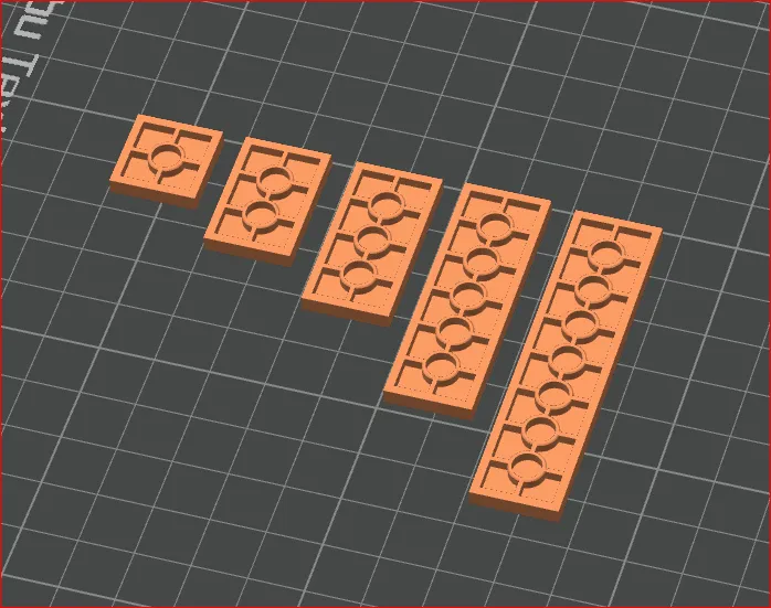 Lego Tile 2-Row (Various Lengths) - Free 3D Print Model - MakerWorld