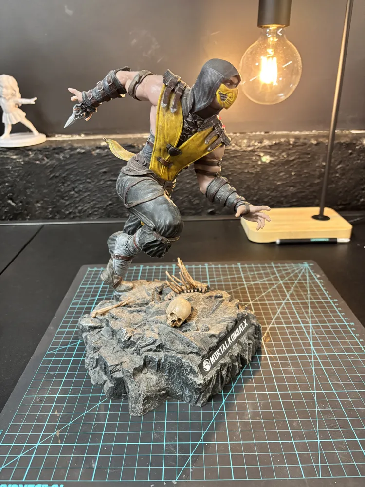 Mortal Kombat X Collector's Edition Scorpion Statue by DraftID ...