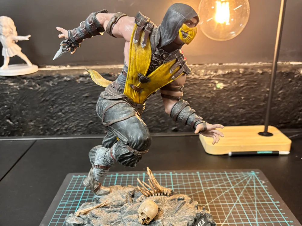 Mortal Kombat X Collector's Edition Scorpion Statue by DraftID ...