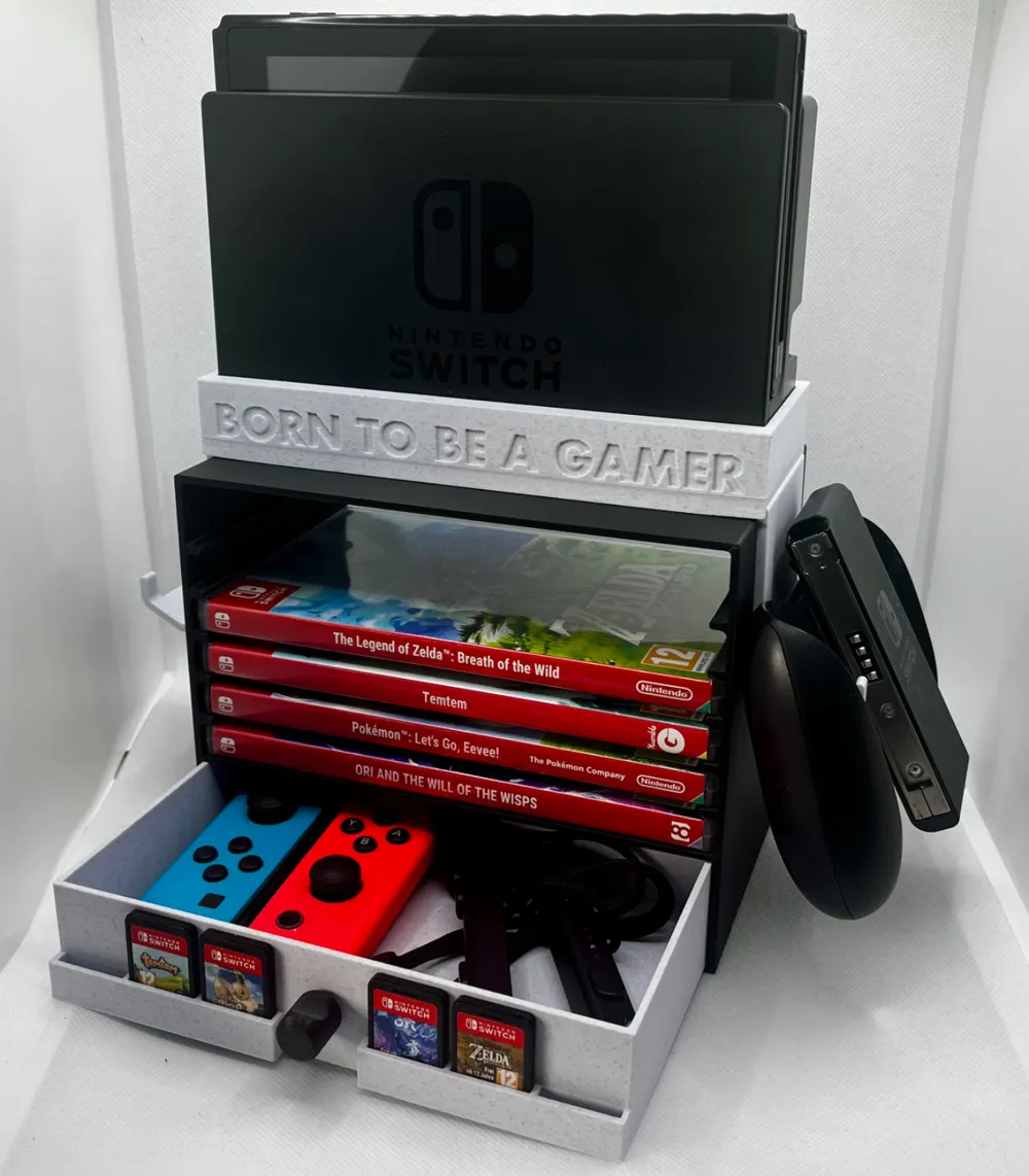 Nintendo Switch complex stand by Jakub Rucki MakerWorld: Download Free ...