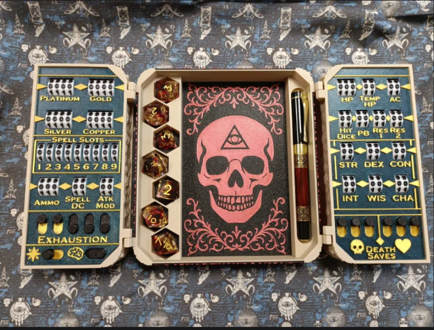 Chest of Superior Tracking - Necromancer Theme - Free 3D Print Model ...