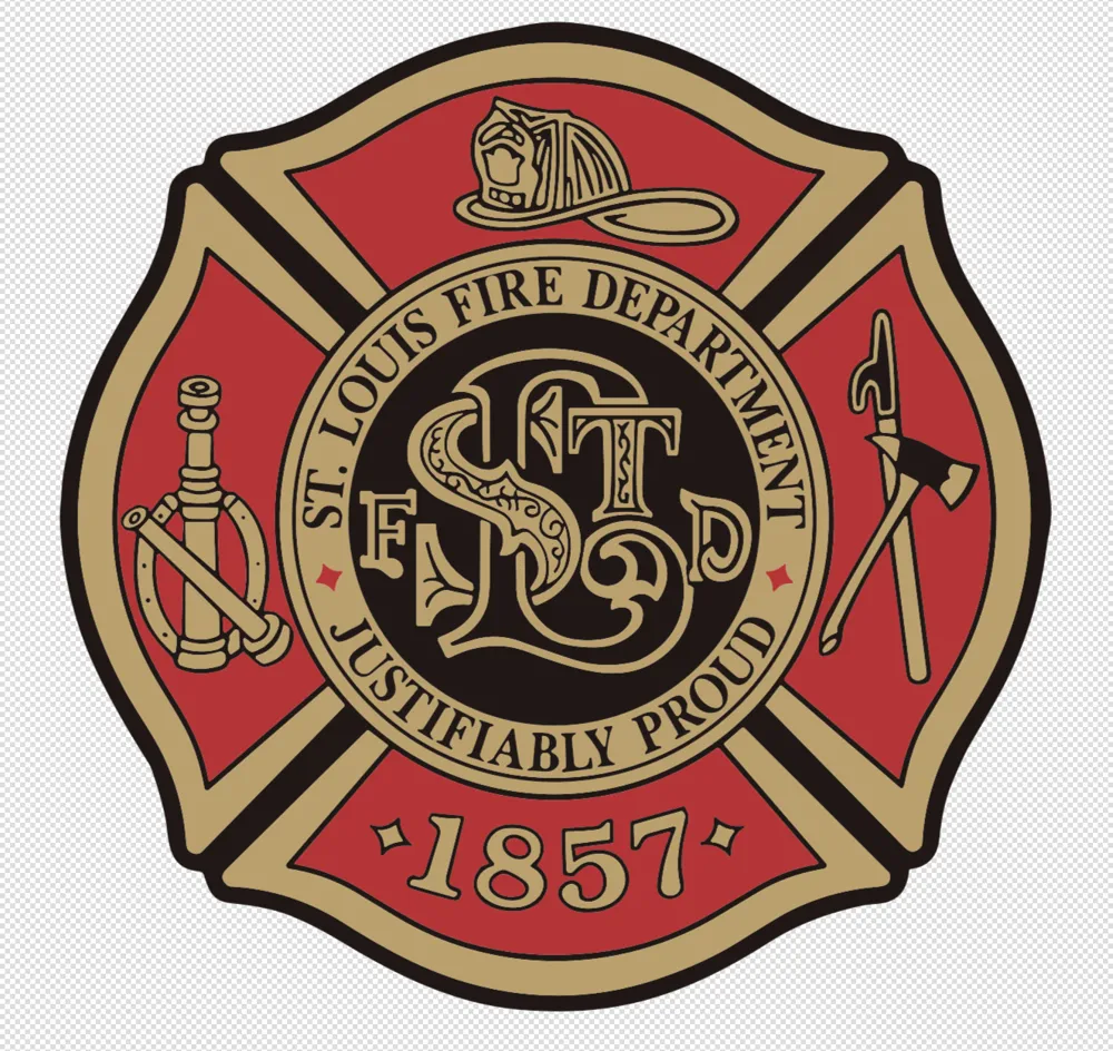 St. Louis Fire Department Logo - Free 3D Print Model - MakerWorld
