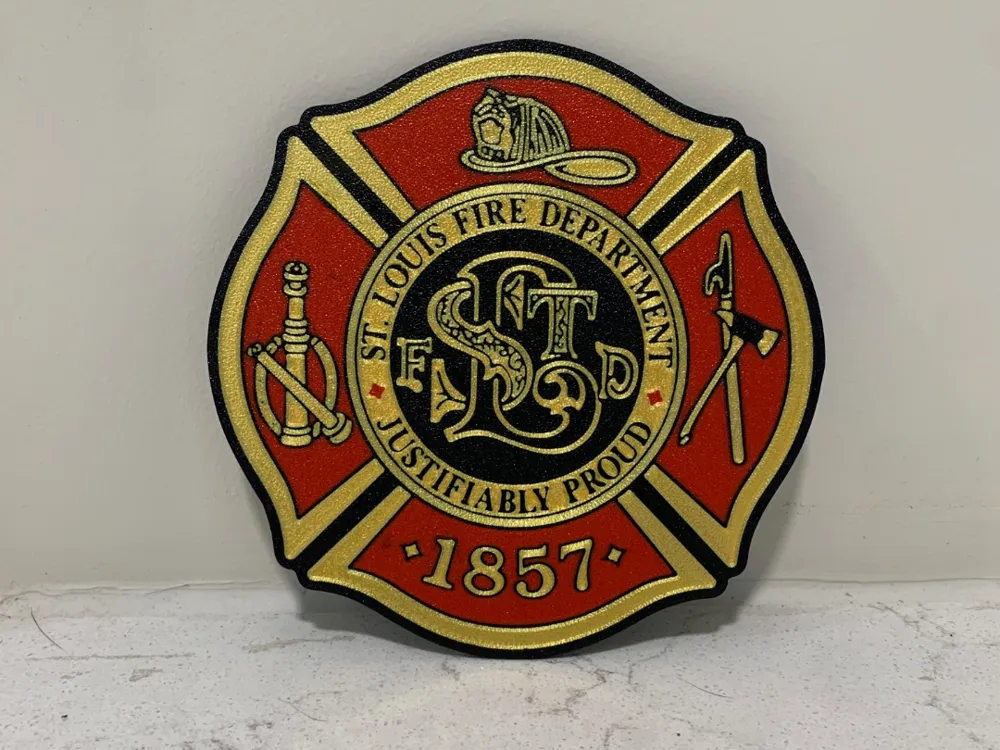 St. Louis Fire Department Logo - Free 3D Print Model - MakerWorld