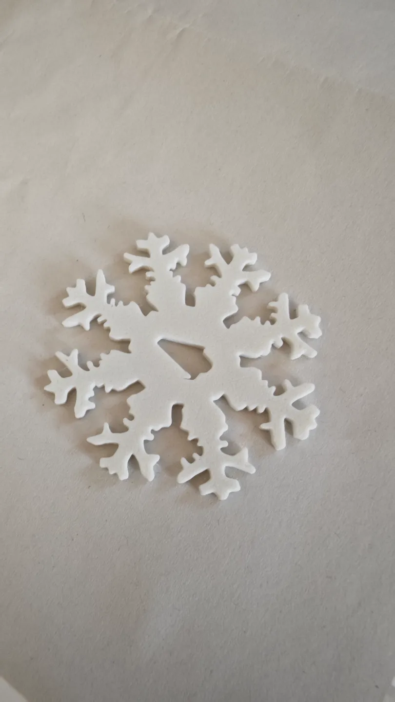 Deformed center Snowflake by Moldy007 - MakerWorld