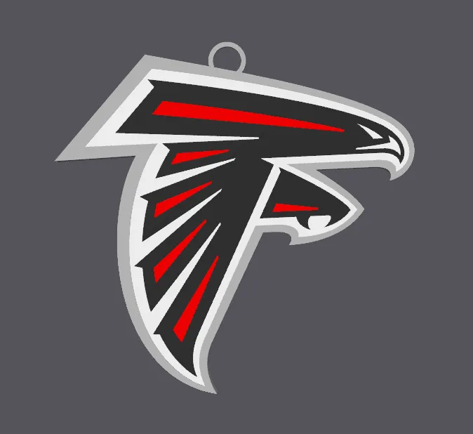 Atlanta Falcons Logo Sports Chain by Billrobland - MakerWorld