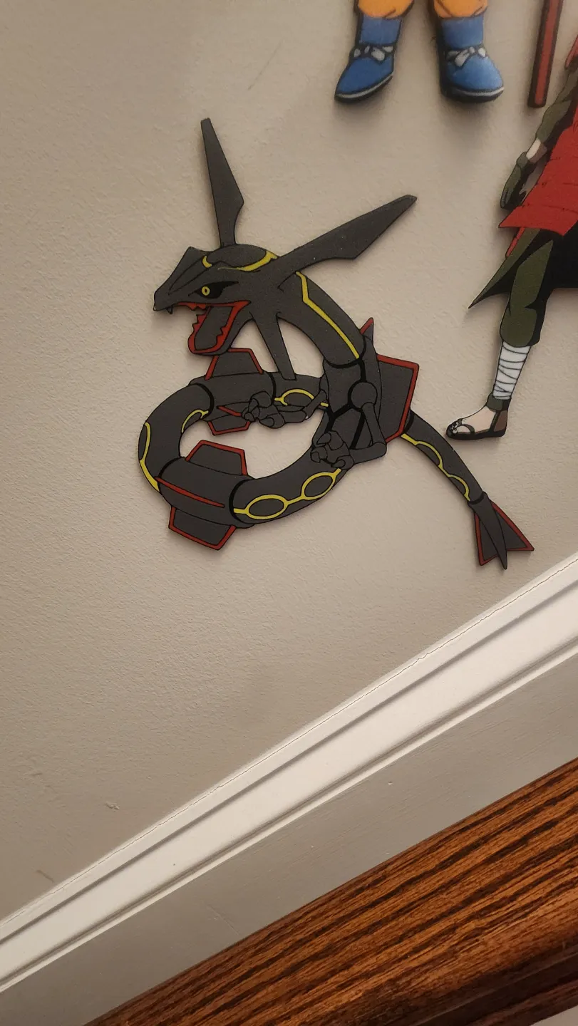 Rayquaza - Wall Art - 5 Colors by Mech3D - MakerWorld