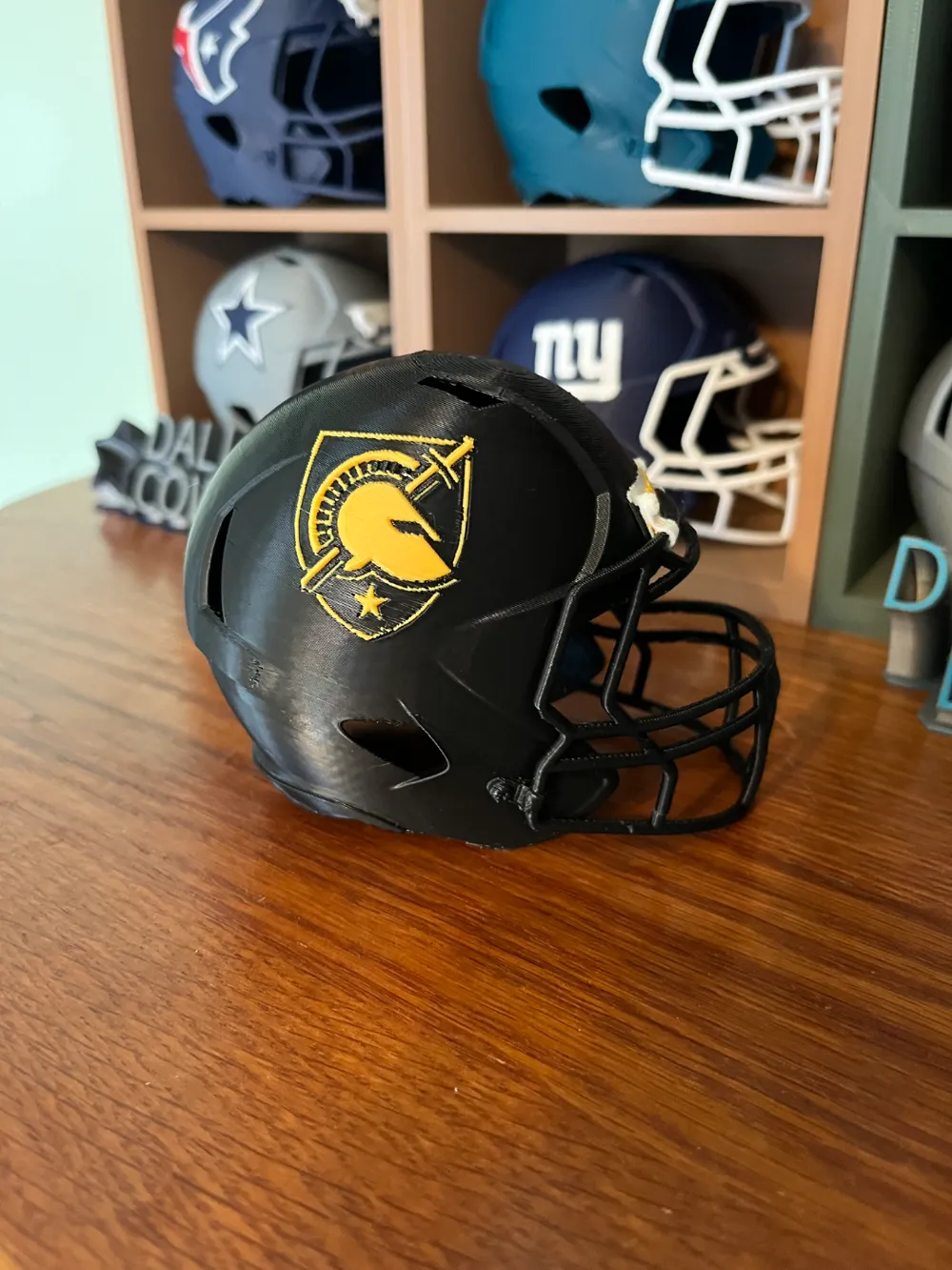 Army College Football Helmet - Free 3D Print Model - MakerWorld