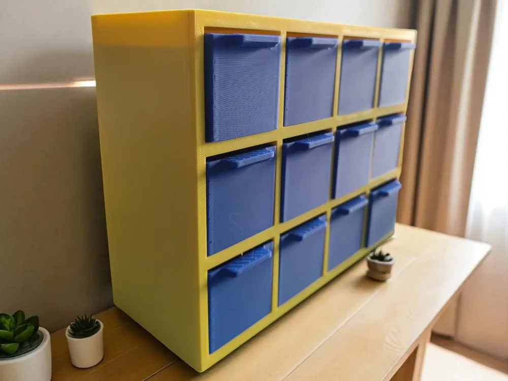 Stackable Small Parts Drawer Unit by OfficineCasperLAB MakerWorld ...