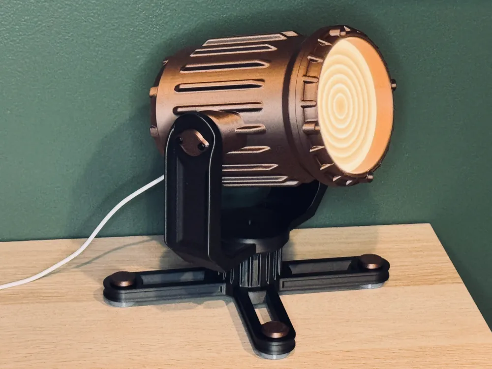Airfield Searchlight - Industrial Lamp - Kit 001 - Free 3D Print Model ...