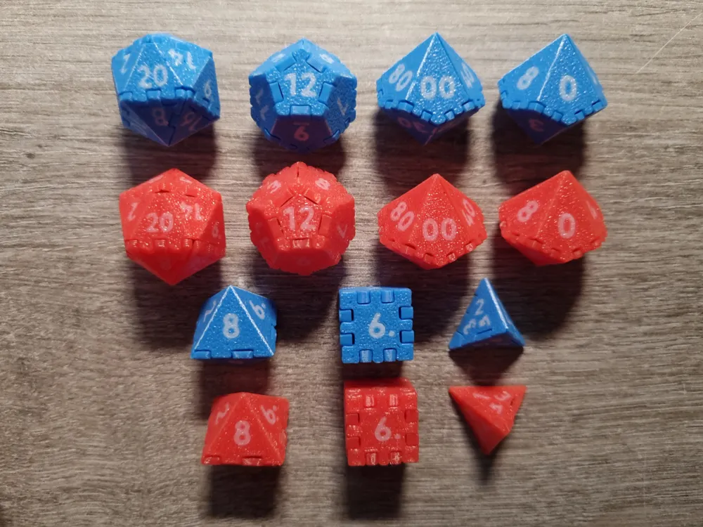 RPG Dice Set Kitcard V1 - Free 3D Print Model - MakerWorld