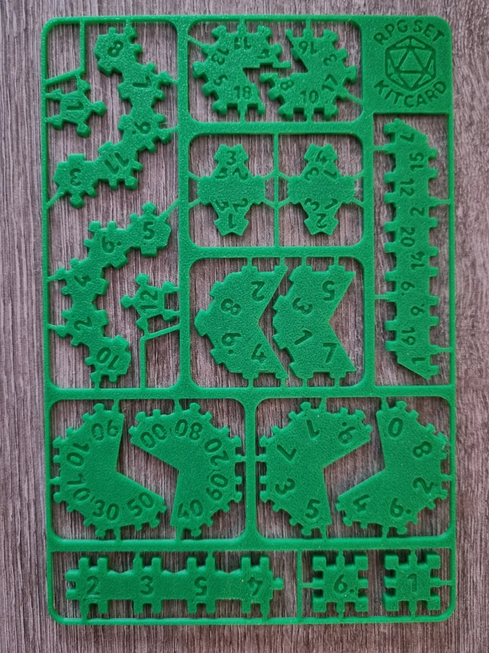 RPG Dice Set Kitcard V1 - Free 3D Print Model - MakerWorld