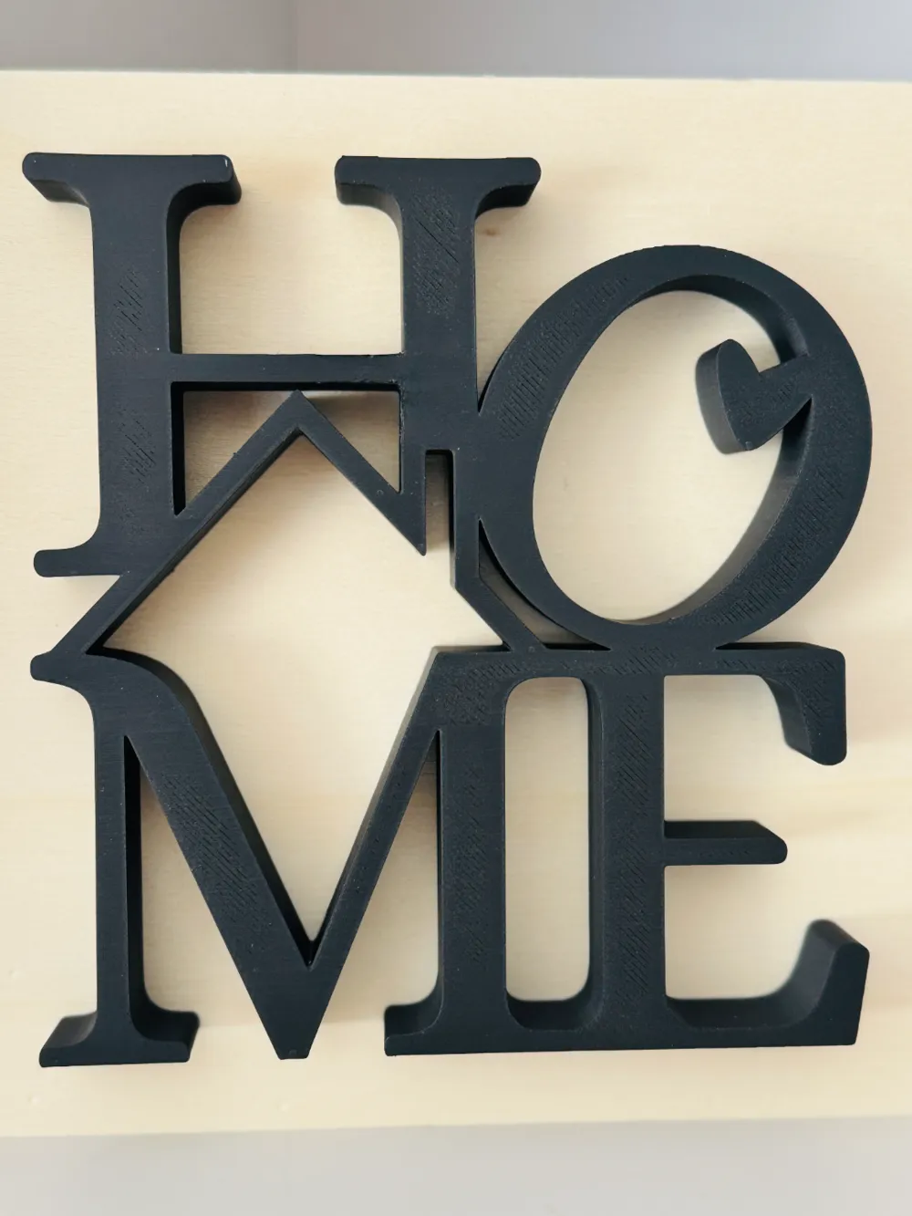 Home Sign by Boxblitz MakerWorld: Download Free 3D Models