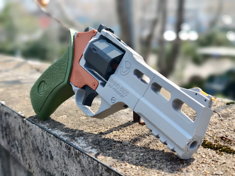 Chiappa Rhino 60DS Revolver Fidget Spinner toy by 补补觉去 MakerWorld ...