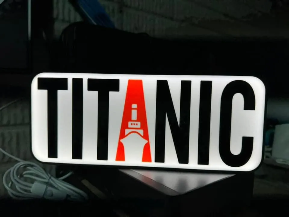 Titanic Light Box by CuhRazy - MakerWorld