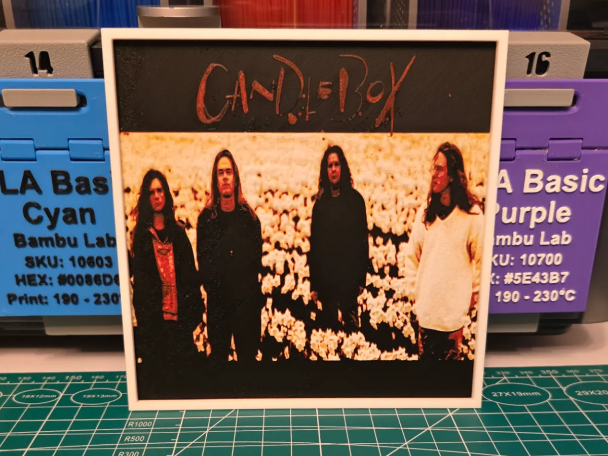 Candlebox "Candlebox" Album - Hueforge Art - Free 3D Print Model ...