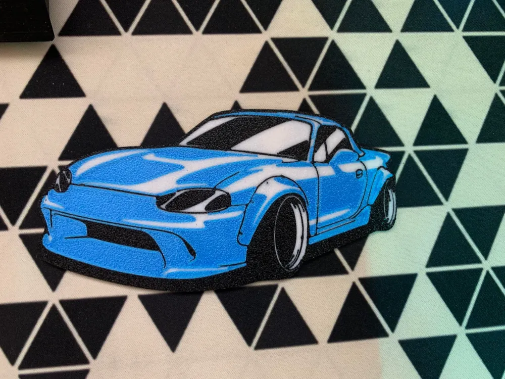 Mazda Miata Widebody 3 Color 2D by WickedEvoX2014 - MakerWorld
