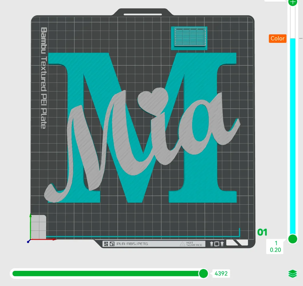 MIA personalized name ornament, initial nameplate, and name tag by ...