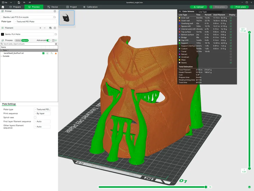 Mask - Kane of WWE - Original Version - Free 3D Print Model - MakerWorld