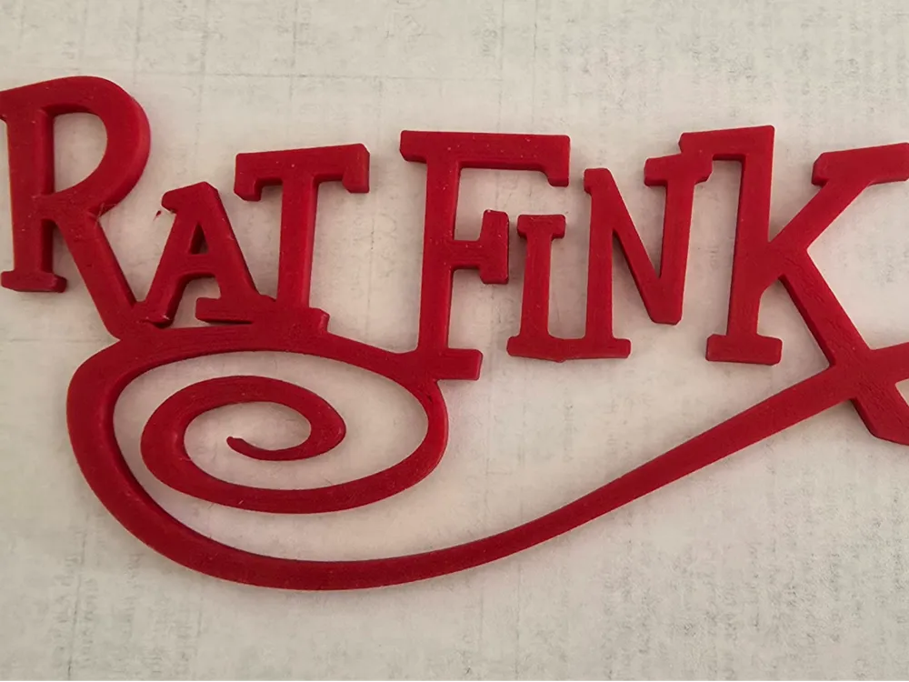 Rat Fink Logo MLH Remixed by djh665 - MakerWorld