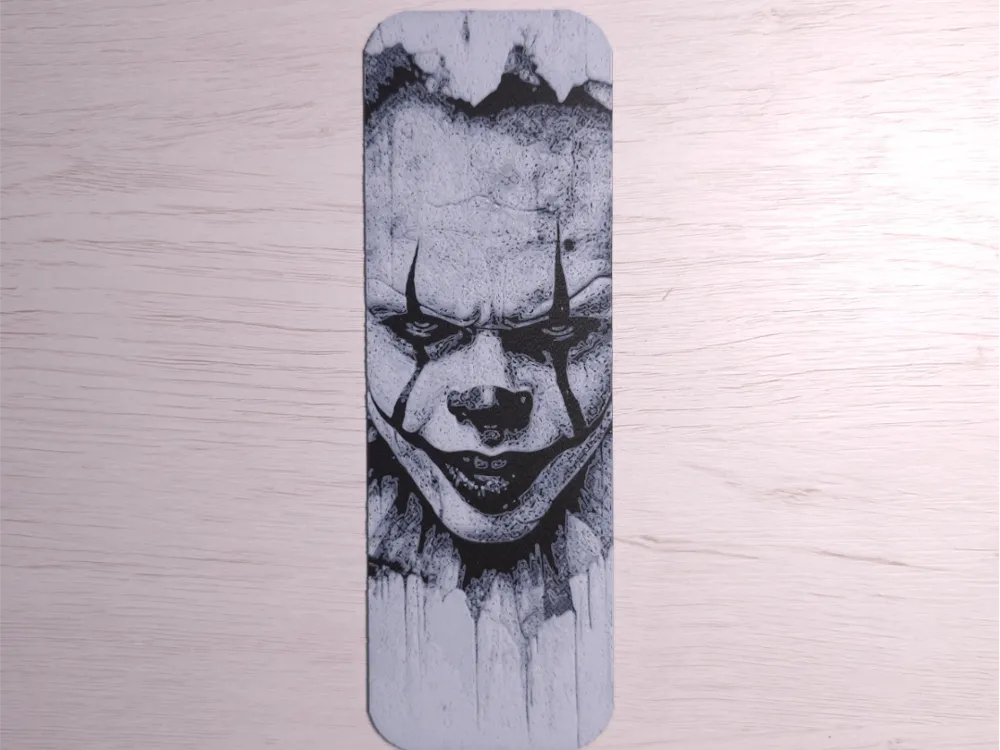 Pennywise Bookmark - Free 3D Print Model - MakerWorld