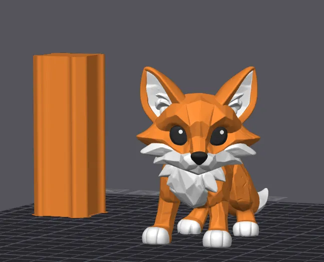 Low Poly Fox - Free 3D Print Model - MakerWorld