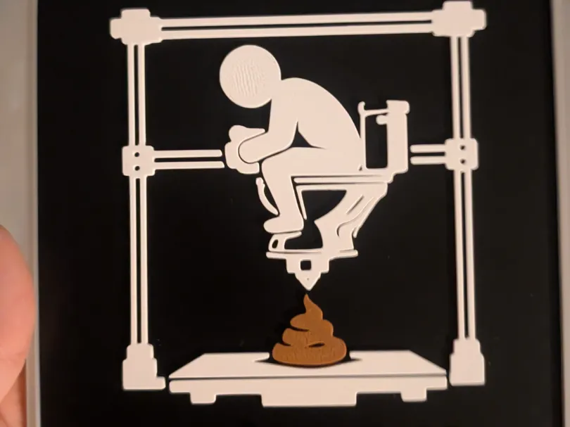 WC Sign 3D Print - Free 3D Print Model - MakerWorld