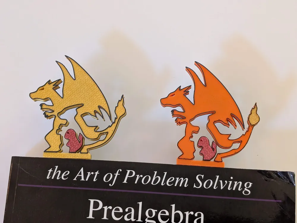 Charizard bookmark V2 by vulcan.lucky - MakerWorld