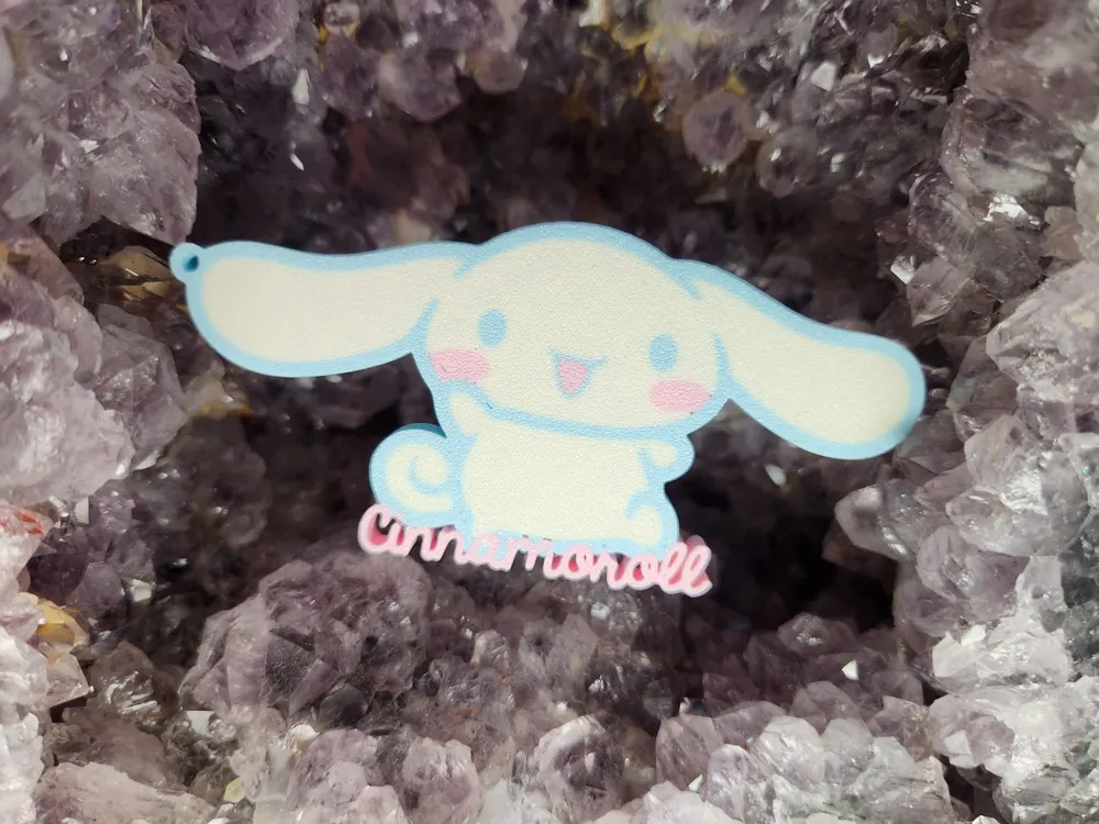 Cinnamoroll Keychain, Gift Tag, Name Tag, Desk Sign by kellytrinh ...