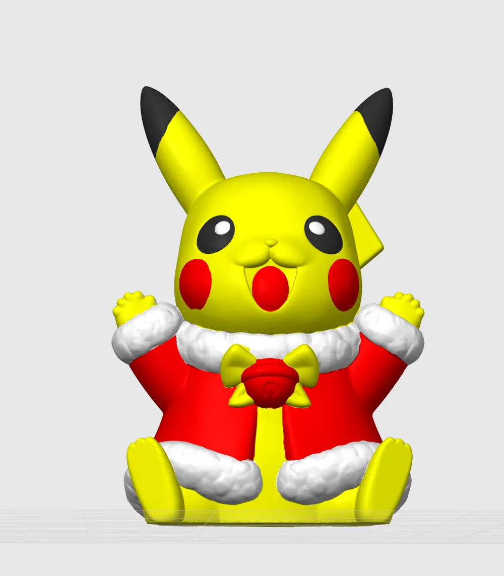 pikachu Santa by CJohnny - MakerWorld