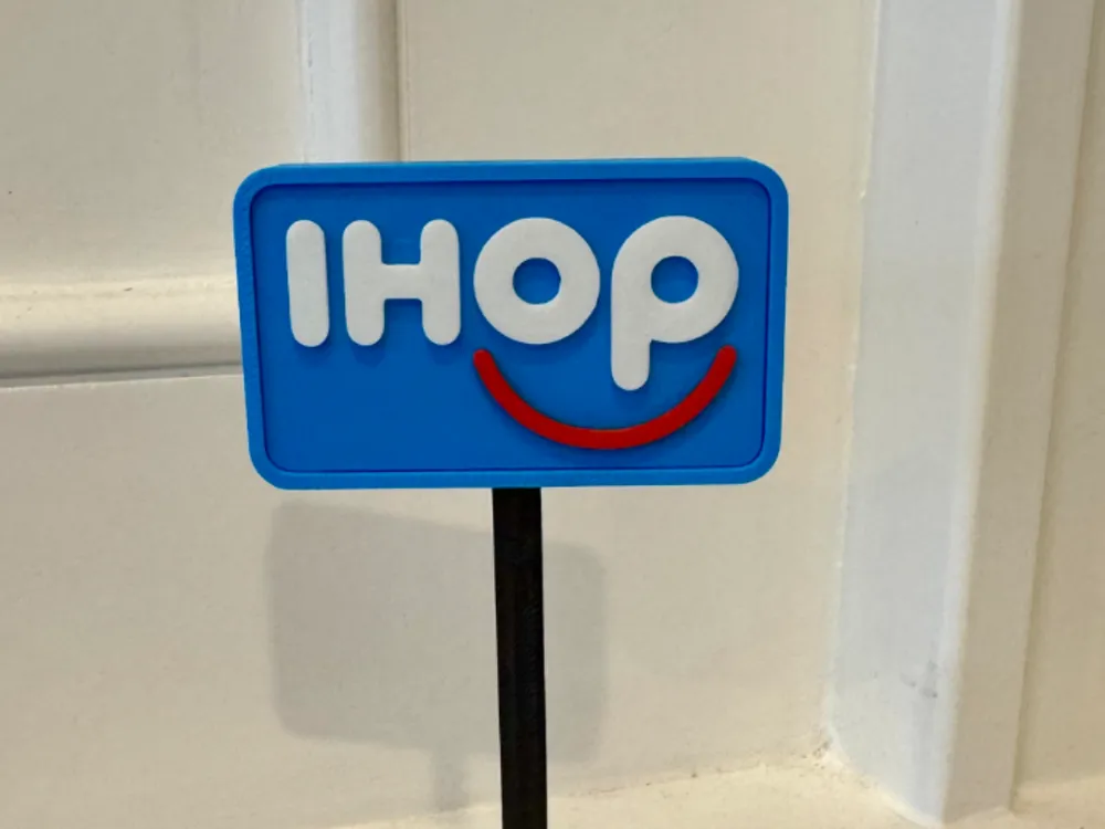 IHOP Sign - Free 3D Print Model - MakerWorld