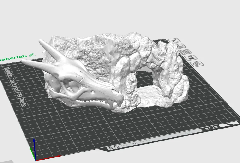 terrarium cave for spider or snake - Free 3D Print Model - MakerWorld