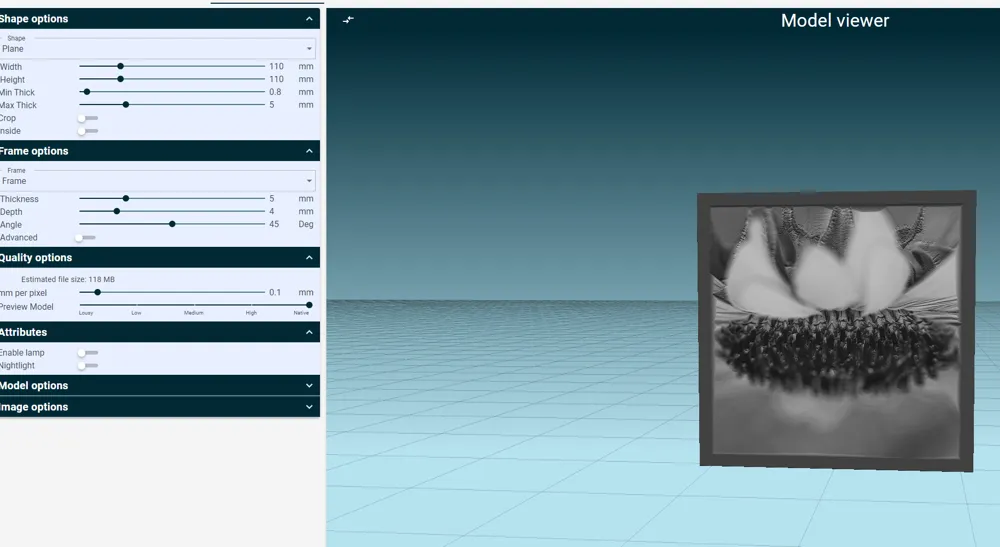Square Lithophane Light Box - Free 3D Print Model - MakerWorld