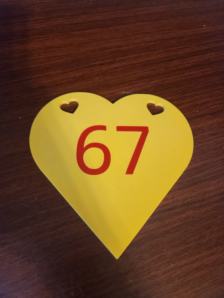 Gen Z Conversation Heart Decor Large - Free 3D Print Model - MakerWorld