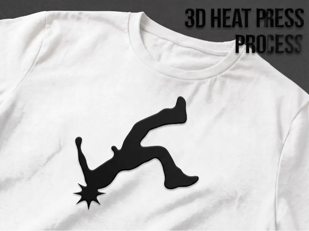 T-shirt - Skate Crash Silhouette - Free 3D Print Model - MakerWorld