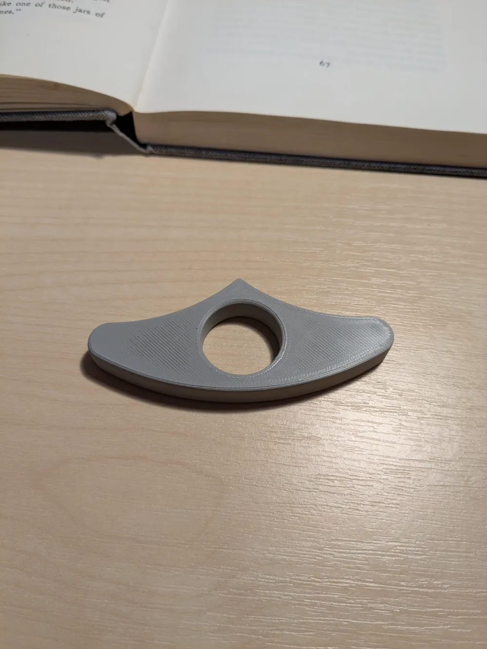 Ergonomic Book Page Holder–One-Handed Reading Aid by MakerNerd65 ...