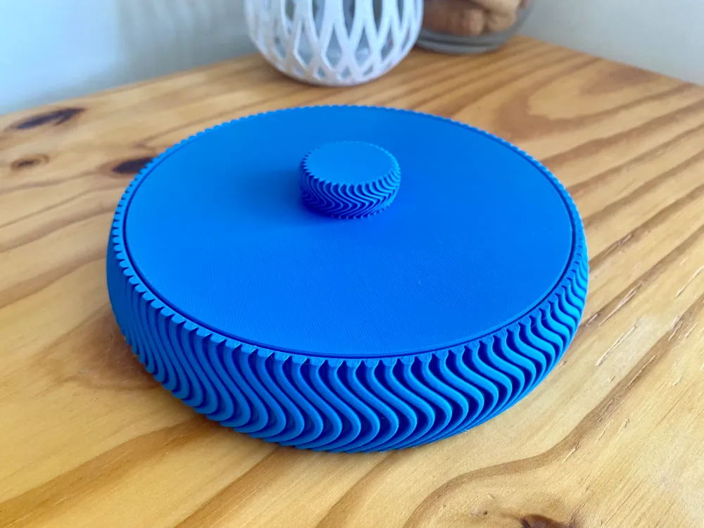 Wavy Catch All / Snack Bowl & Lid -3x Tray Designs by bd142 MakerWorld ...