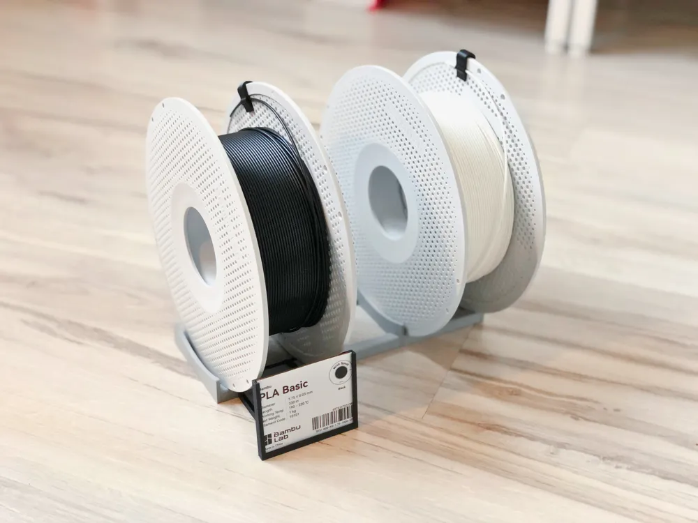 Label stand for modular spool holder by Michał Wilk - MakerWorld