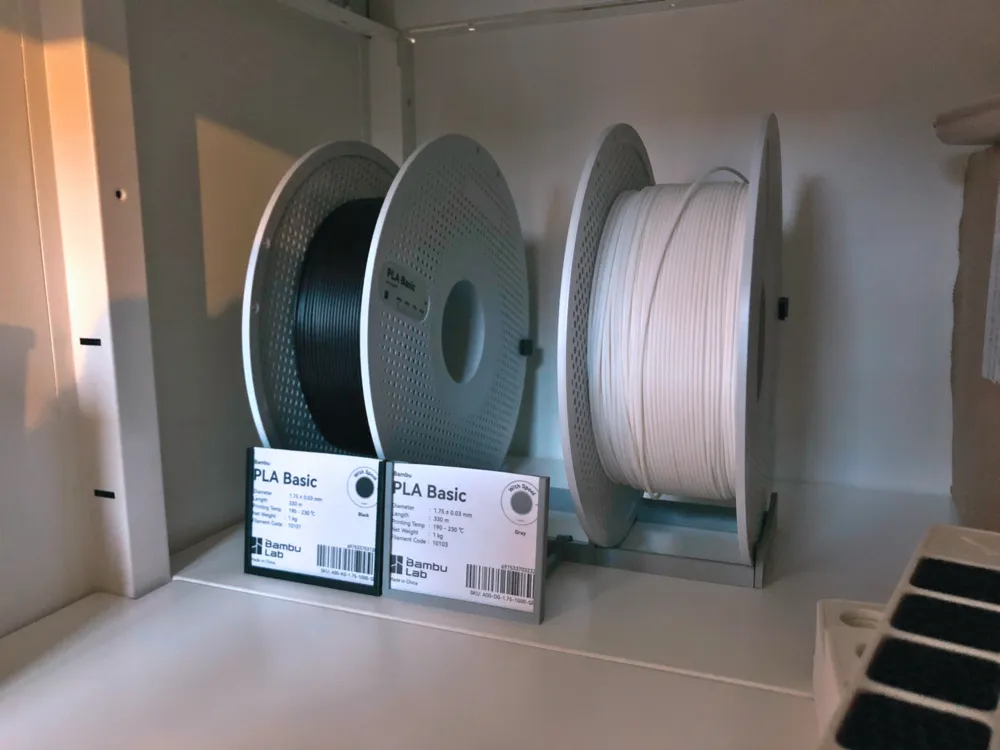 Label stand for modular spool holder by Michał Wilk - MakerWorld