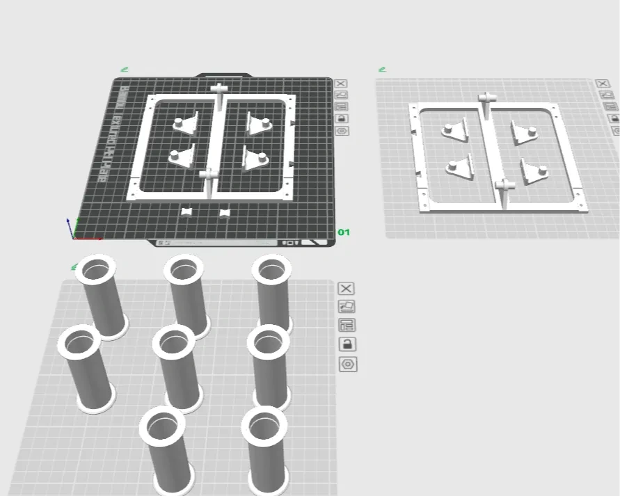 AMS lite Sealable Storage Box Drying Box Filament Rack by 我是菜鸟 - MakerWorld