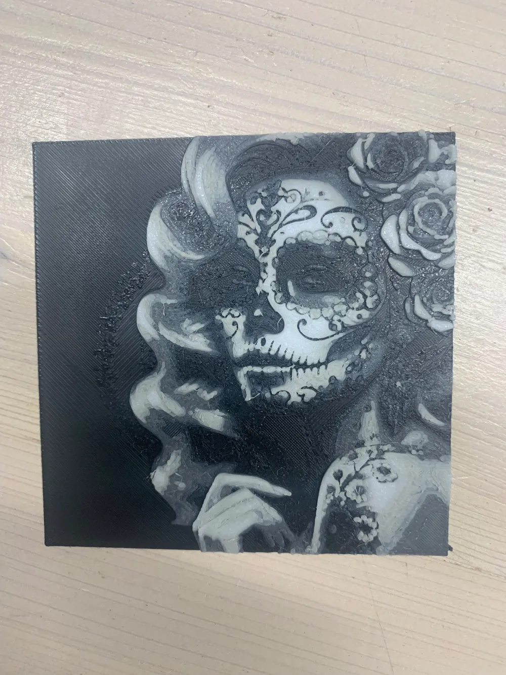 SugarSkull girl hueforge by StreamLED - MakerWorld