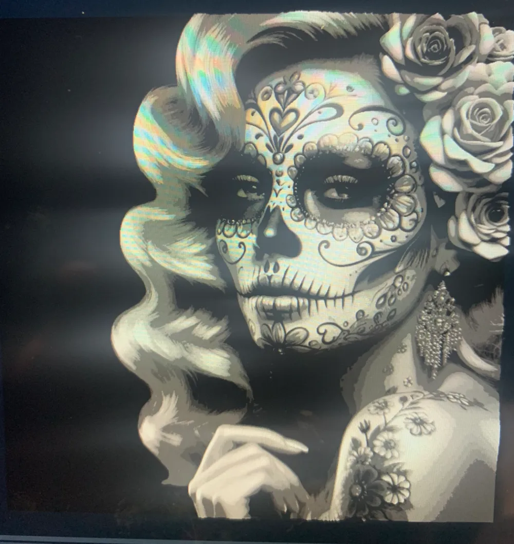 SugarSkull girl hueforge by StreamLED - MakerWorld