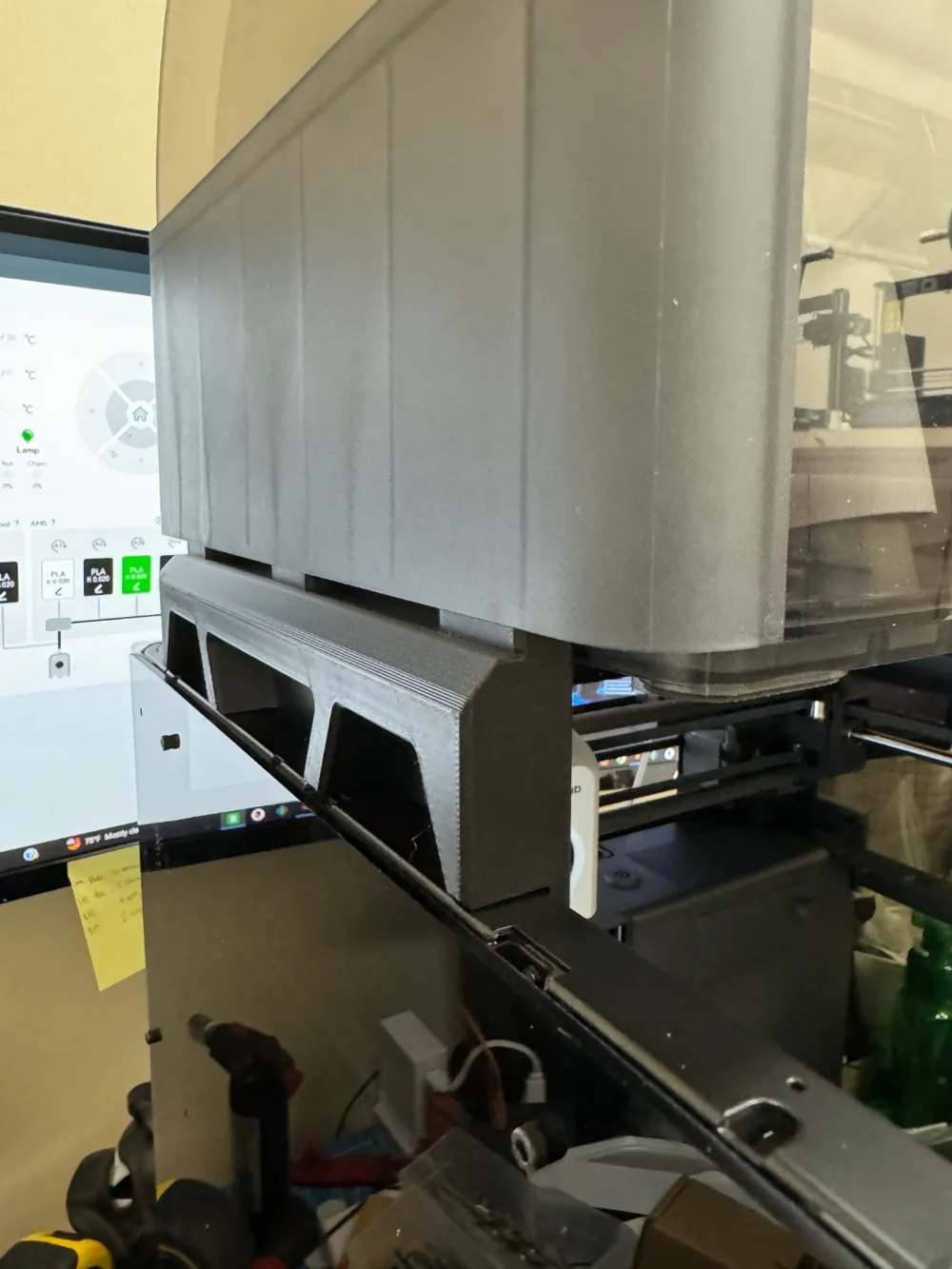 AMS Risers for P1P (No Supports Needed) by Six Sigma Hawaii - MakerWorld