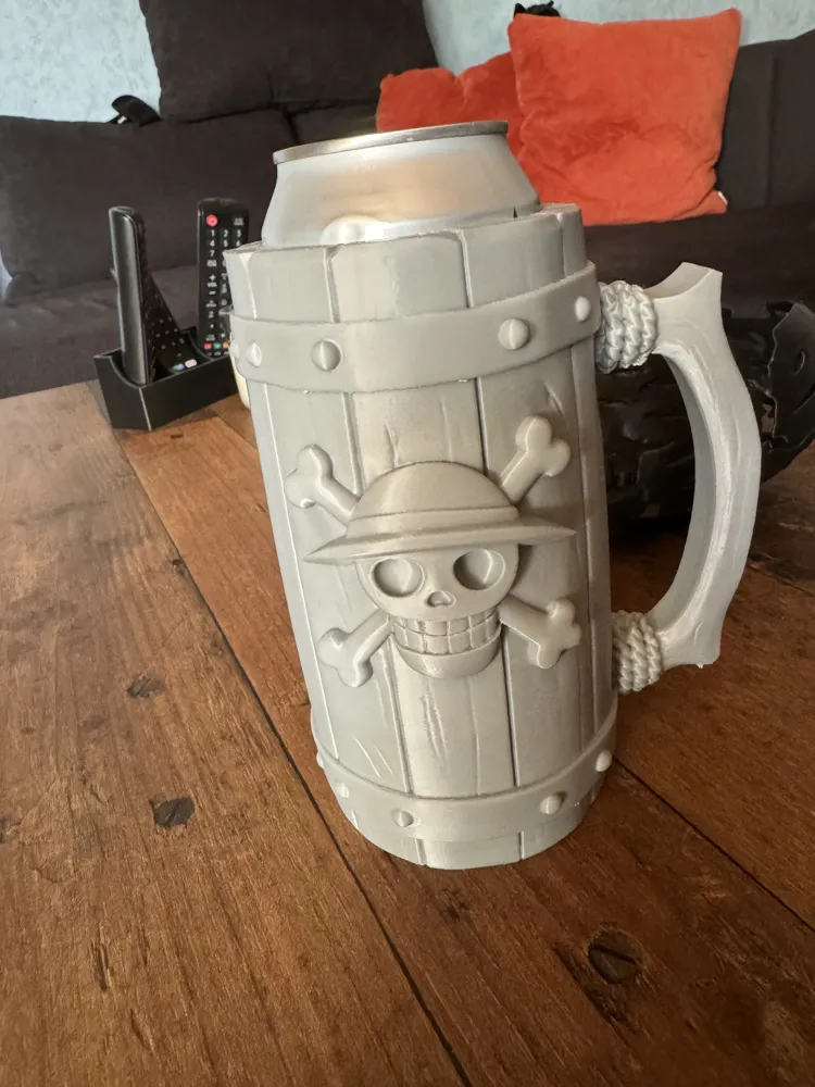 ONE PIECE Can Holder/Beer Mug - Free 3D Print Model - MakerWorld