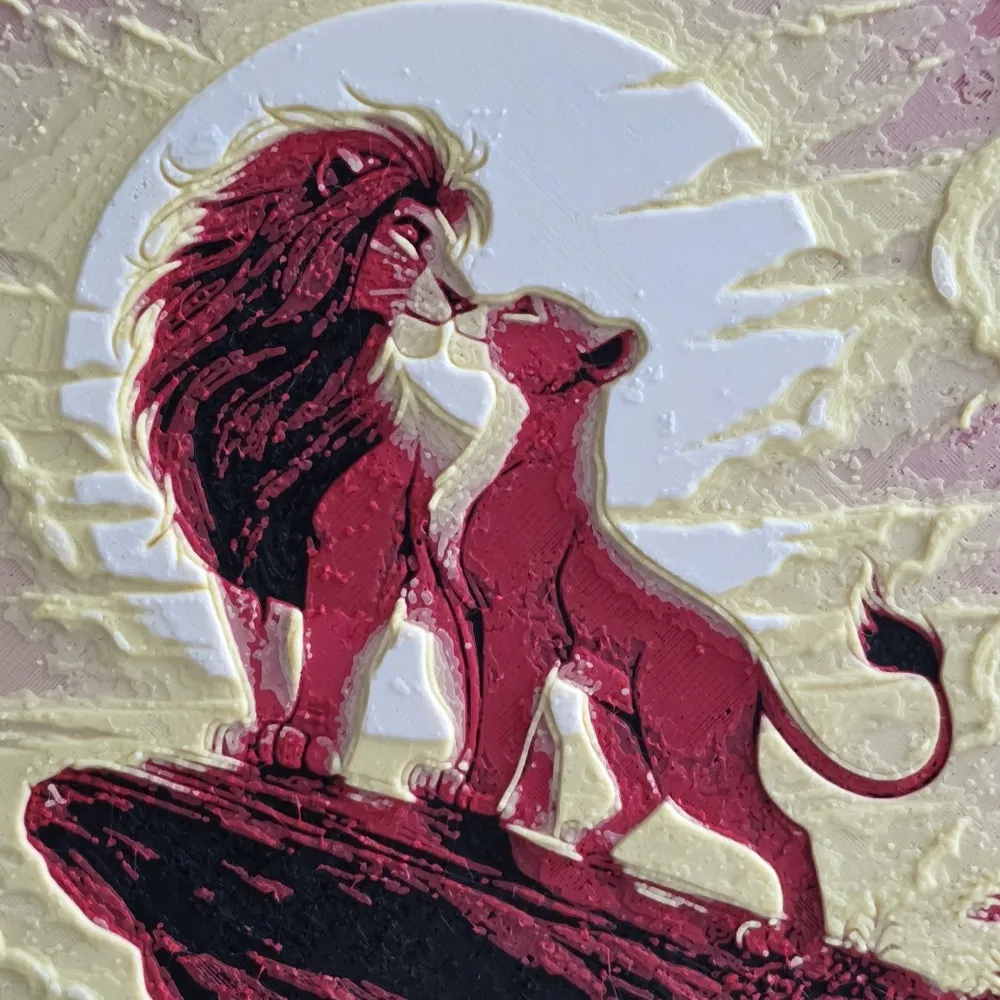 Disney Lion King Hueforge by RIVY3Dprint MakerWorld: Download Free 3D ...
