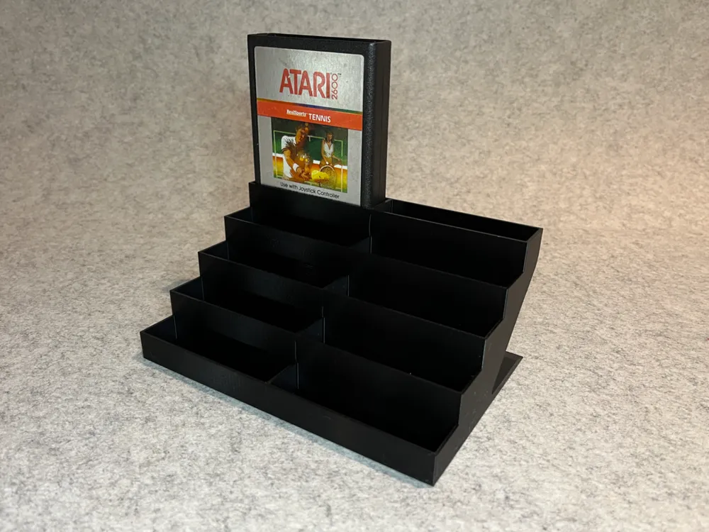 Display stand for Atari 2600 games cartridges by design3d MakerWorld ...