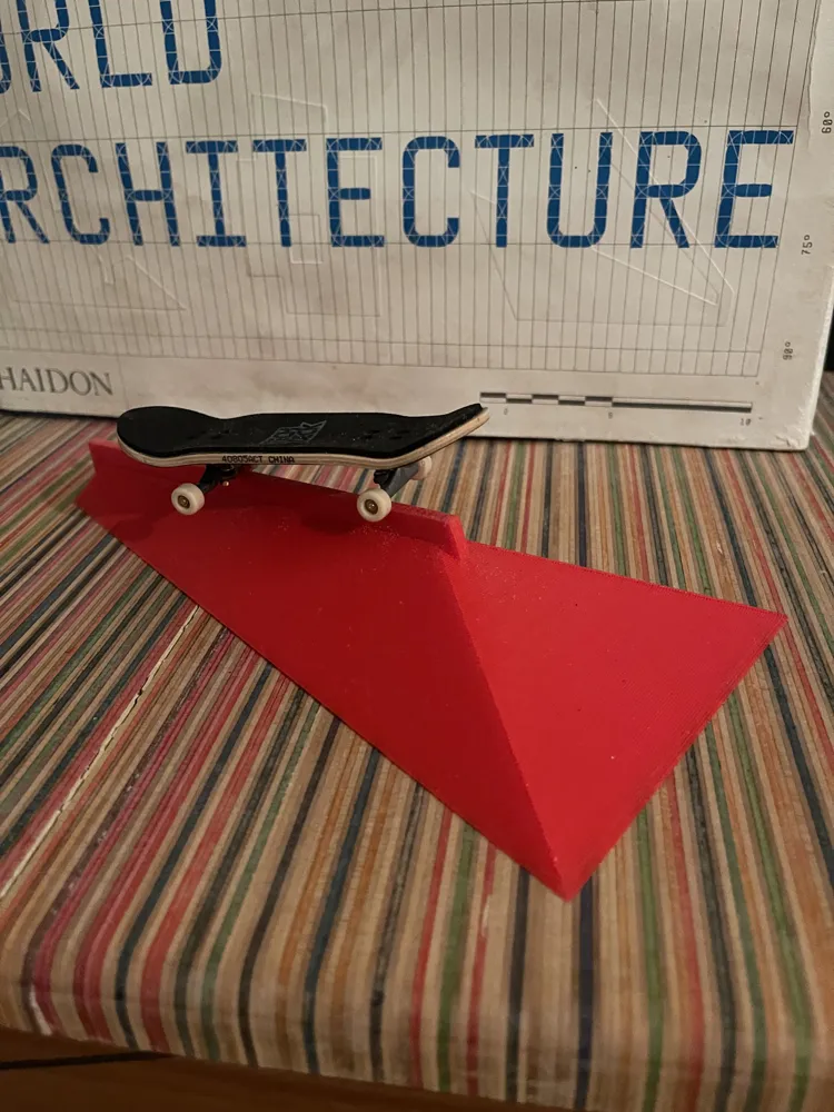 Fingerboard Up Rail / Pyramid Street Obstacle - Free 3D Print Model ...