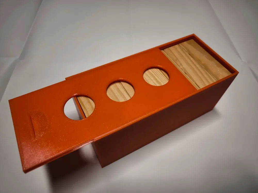 Box for 42 Wooden Blocks 75mm Wide by Jack81 - MakerWorld